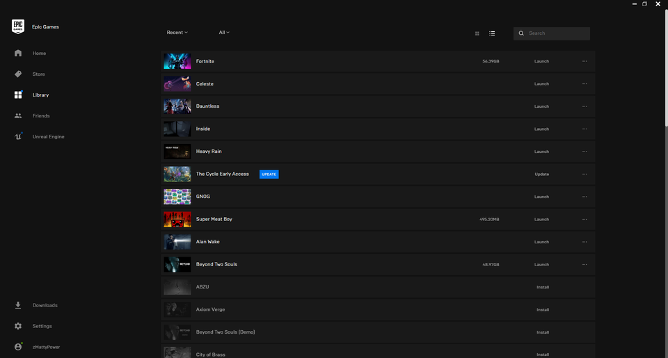 Epic Games Store Adds Library List View In New Update | Kakuchopurei Epic Games Store Adds Library List View In New Update | Kakuchopurei