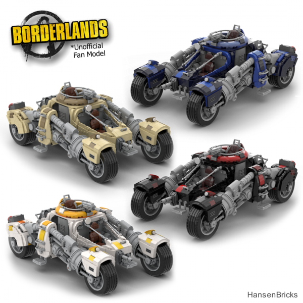 Check Out These Sweet Custom Lego Borderlands Outrunners! – Kakuchopurei