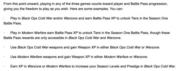 Here’s How XP Progression Works for All Call of Duty Games From Now On ...