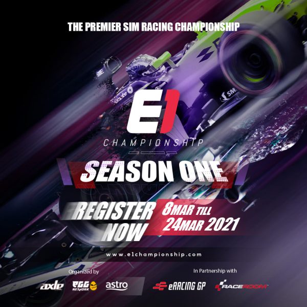 E1 Championship Season 1 Opens Registration For Aspiring Sim Racers ...