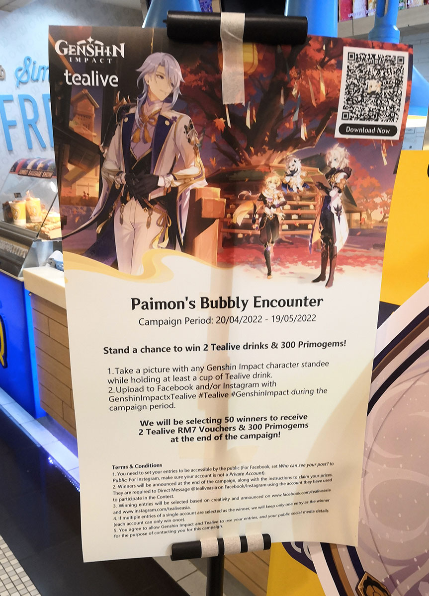 Reminder: Genshin Impact Real Life Bubble Tea Event Starts Now In ...