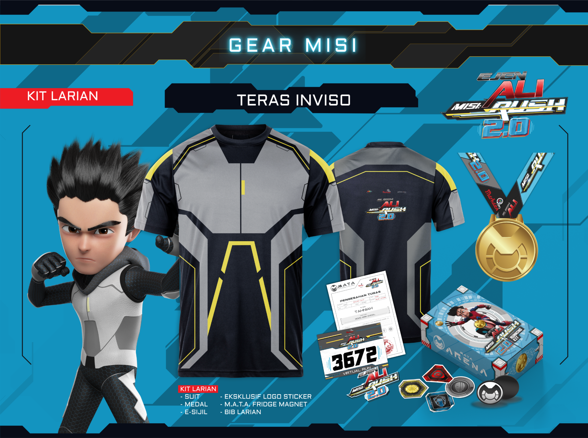 Ejen Ali Launches School Holiday Mission 5km Virtual Run Next Month