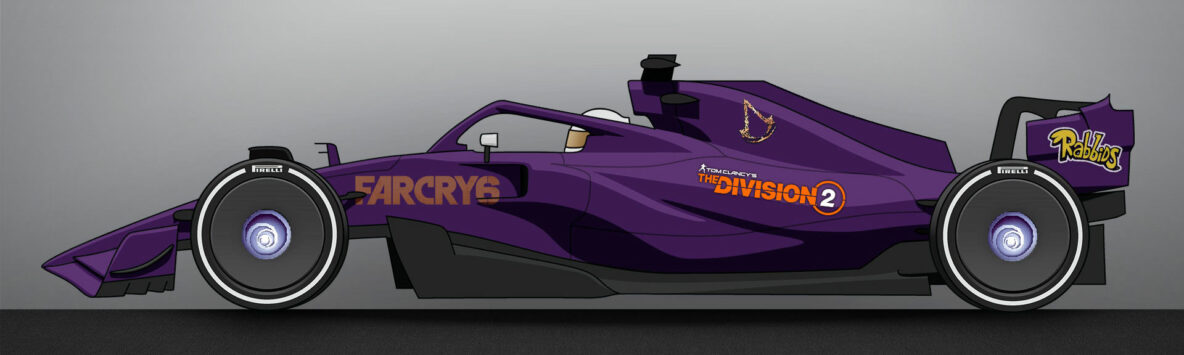 If Video Game Companies Sponsored F1 Cars, This Is How They Would Look ...