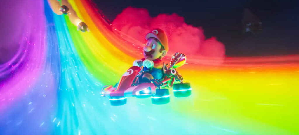 Final Super Mario Bros Movie Trailer Showcases Karts & Rainbow Road ...