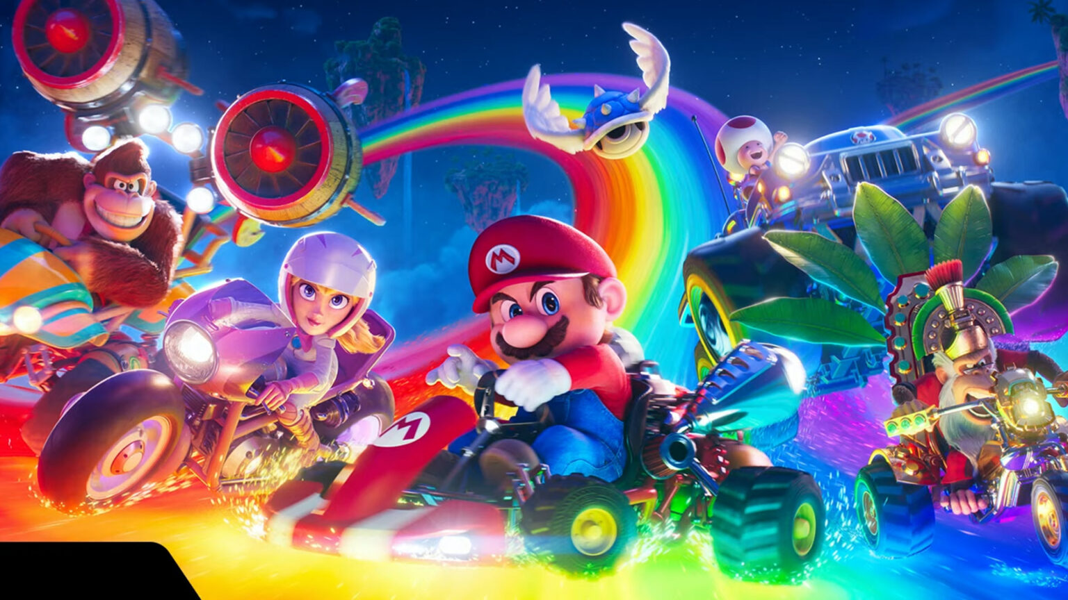 Final Super Mario Bros Movie Trailer Showcases Karts & Rainbow Road ...