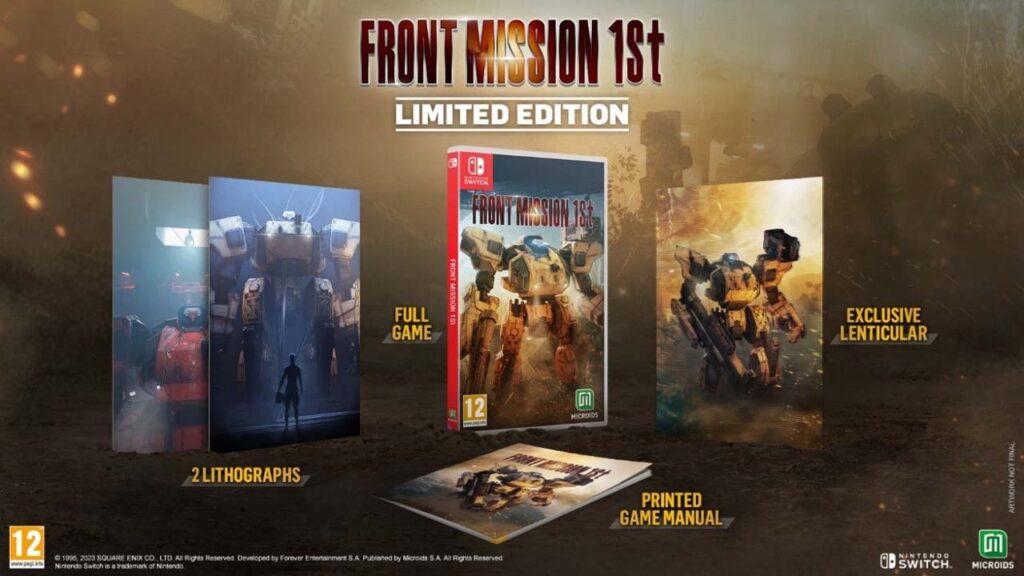 Front Mission 1st Remake Limited Edition Now Available On Nintendo ...