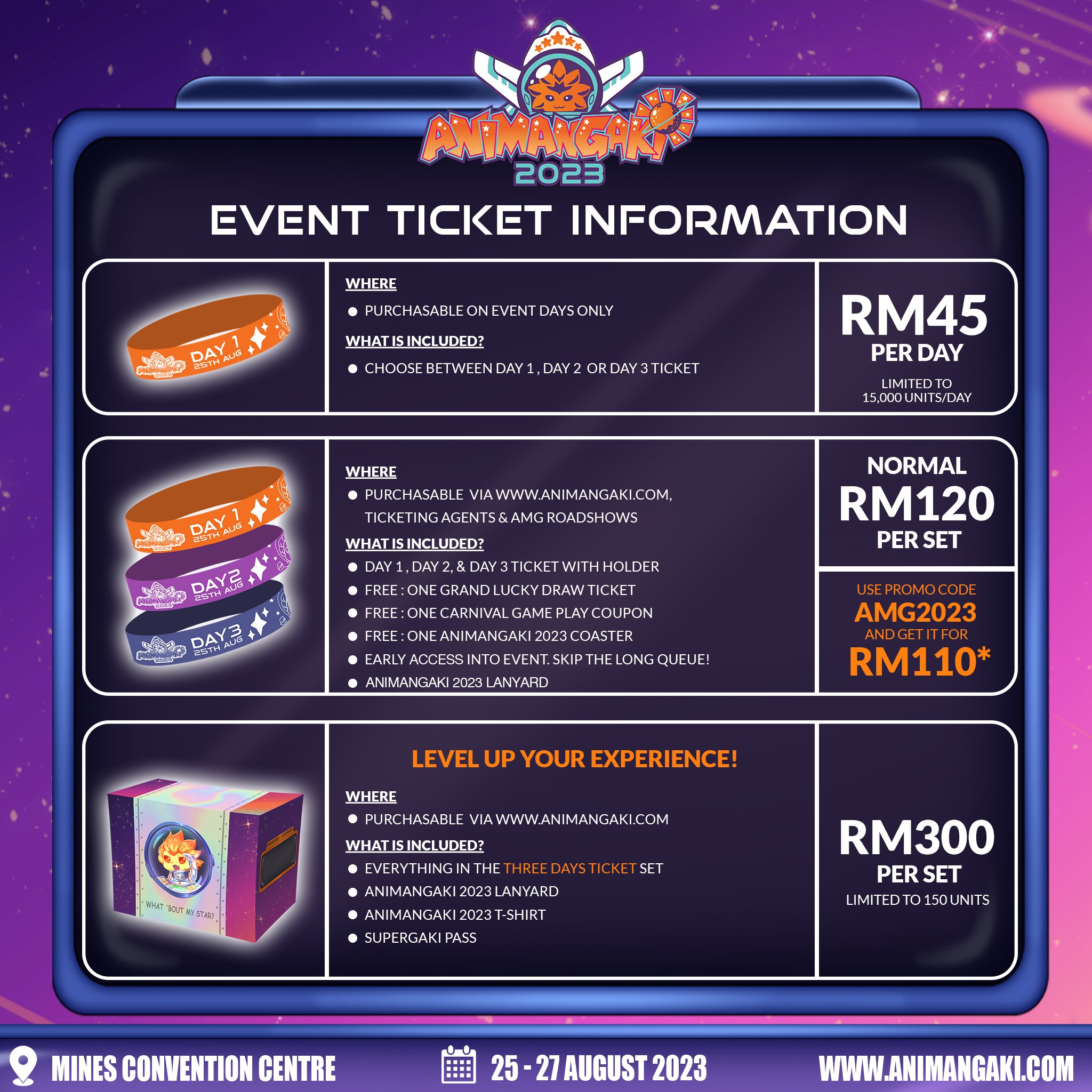 Animangaki 2023 Tickets Are Now On Sale – Kakuchopurei