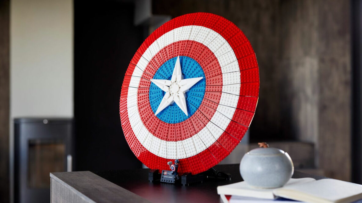 This LEGO Captain America Shield Looks Marvelous – Kakuchopurei