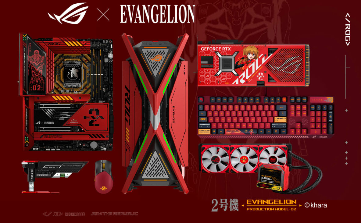 Asus Continues Evangelion Collaboration With Red-Decked EVA-02 Series ...