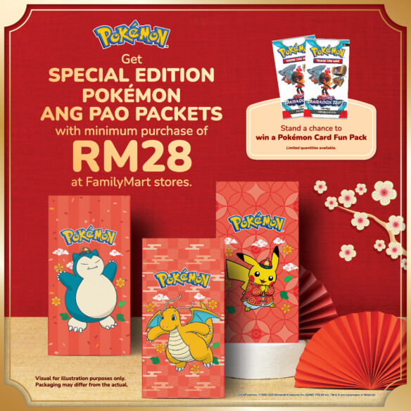 FamilyMart Malaysia Gives Special Pokémon Ang Pao This Chinese New Year ...