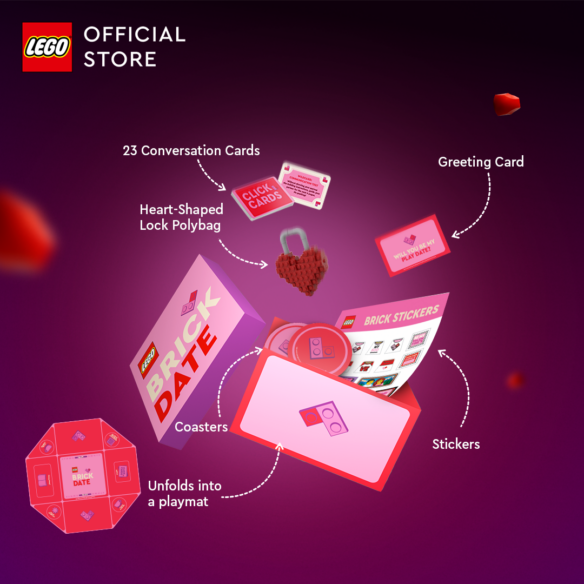 LEGO Launches Limited Couple Curated Play Kit For Valentine’s 2024 ...