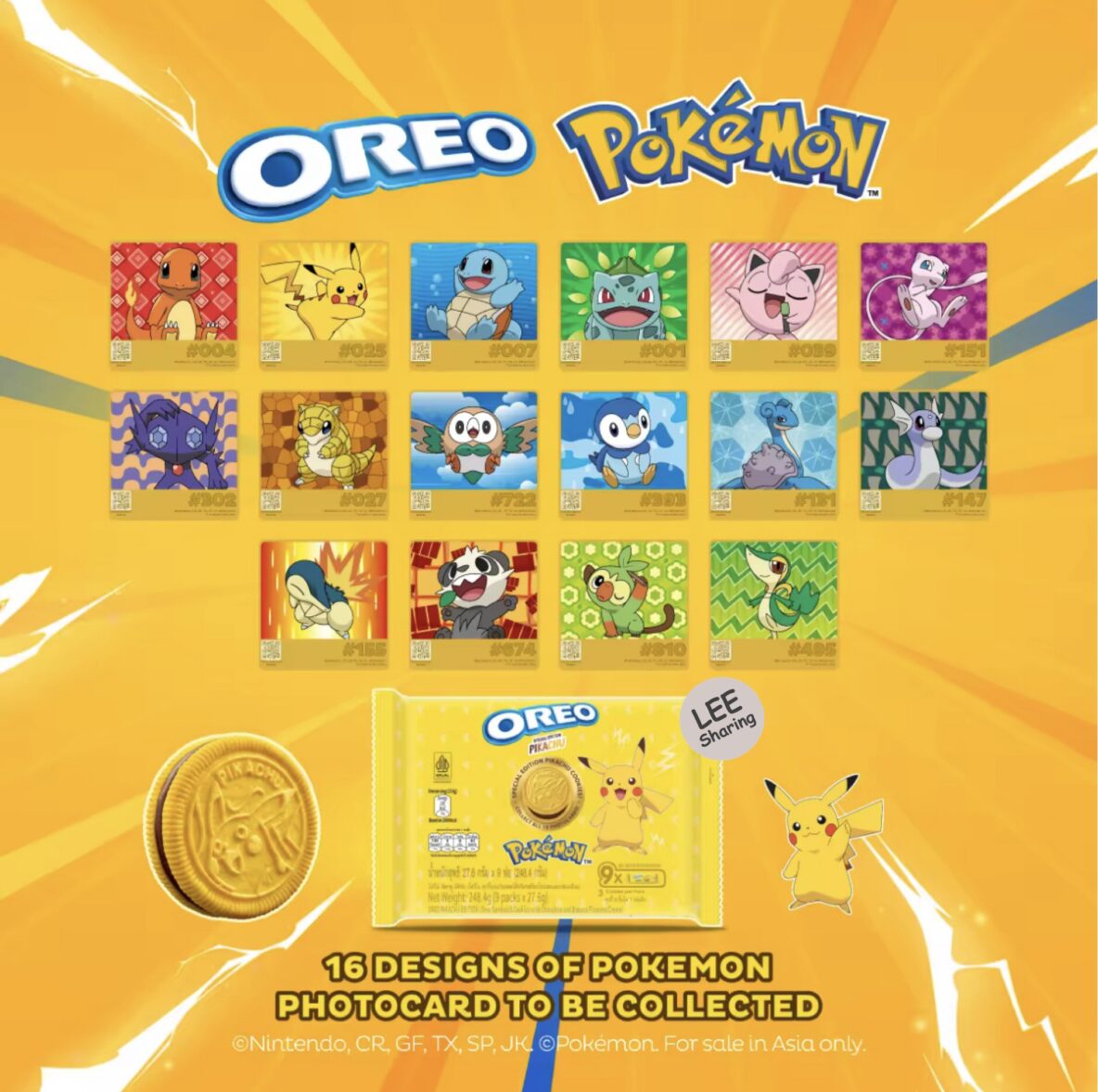 Catch 16 Pokémons In OREO x Pokémon Special Cookie Collection In ...