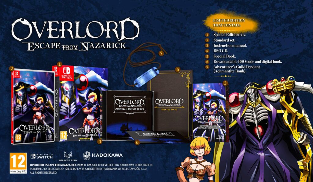 Overlord: Escape From Nazarick Releases Limited Collector’s Edition in ...