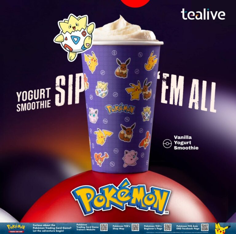 Tealive Introduces Pokémon-Inspired Drinks Across Malaysia Outlets ...