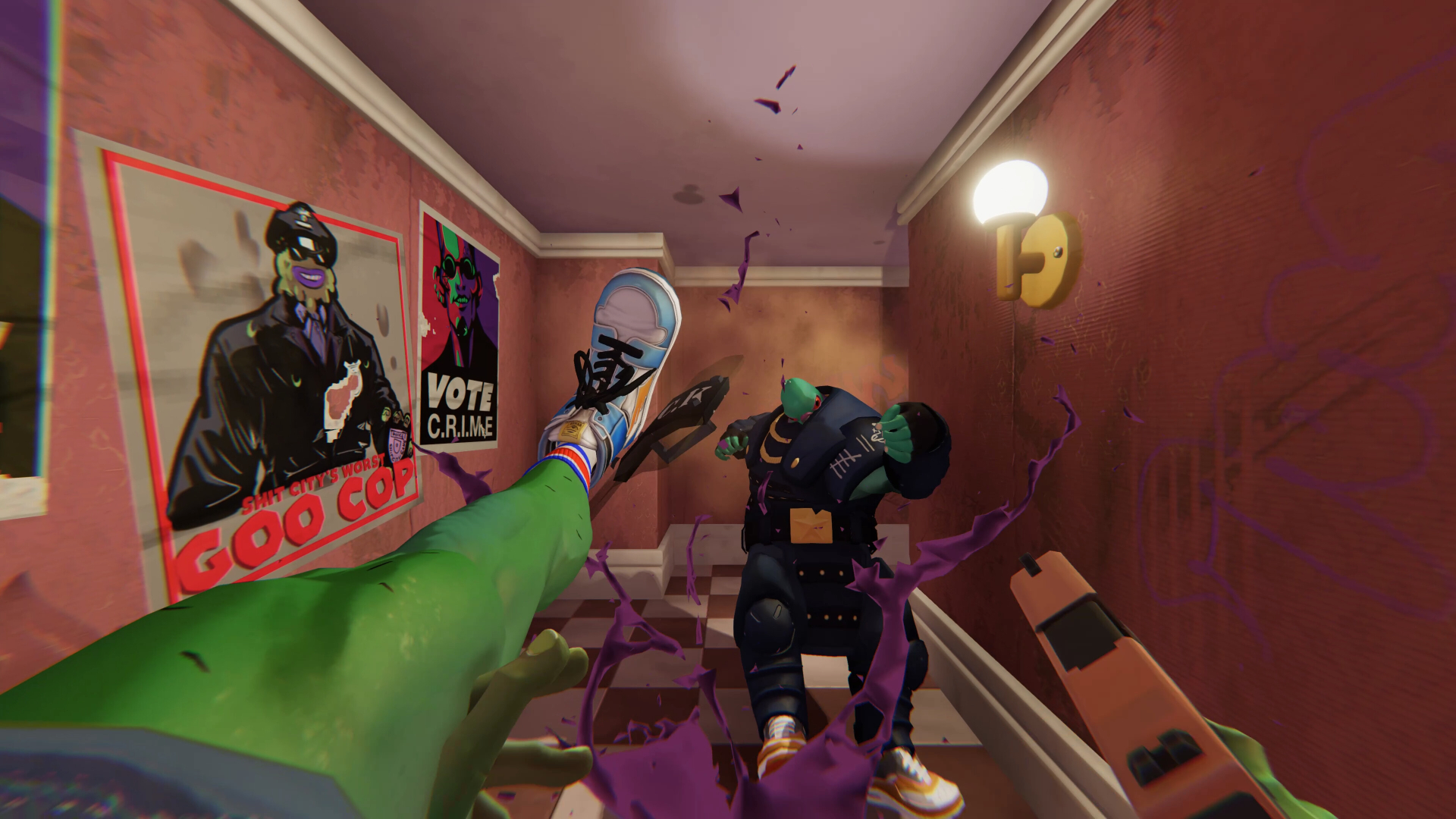Bonkers FPS Game Anger Foot Kicks Down Doors Next Month