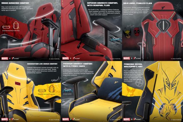 TTRacing Unveils Exclusive Deadpool & Wolverine Gaming Chair Collection ...