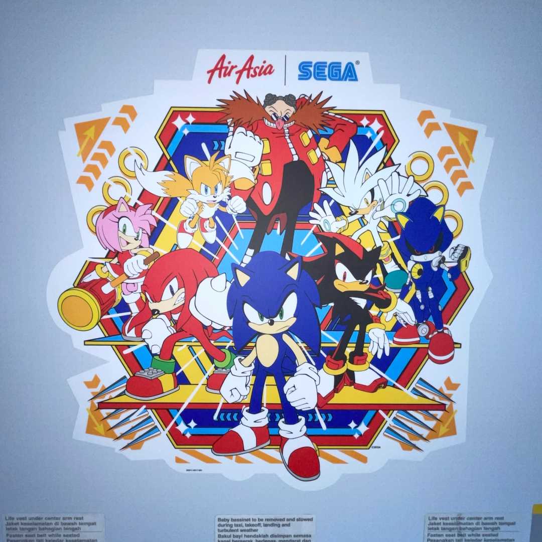 Sega Takes Sonic To The Skies With AirAsia – Kakuchopurei