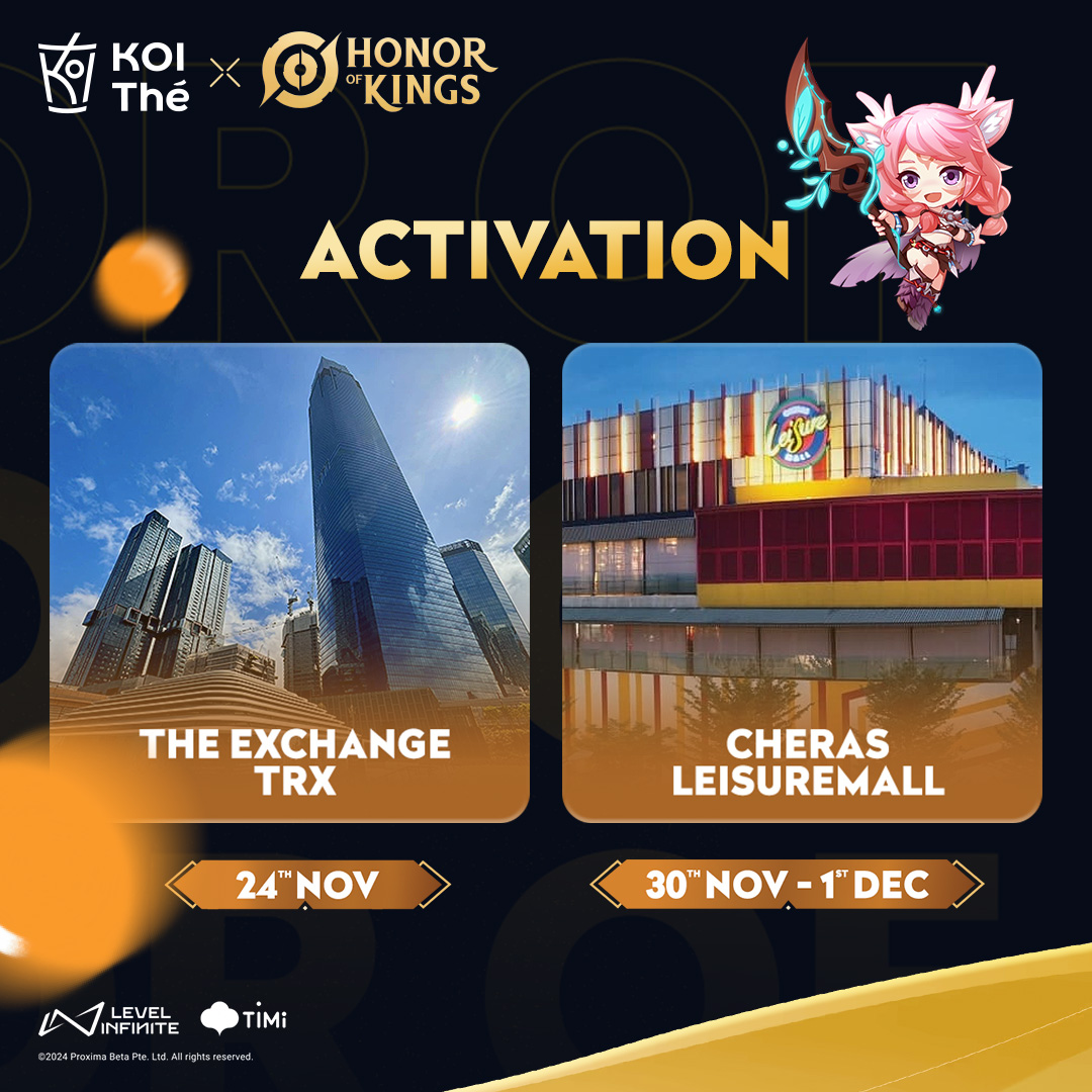 Honor of Kings and KOI Thé Teams Up for Inspired Beverages in Malaysia ...
