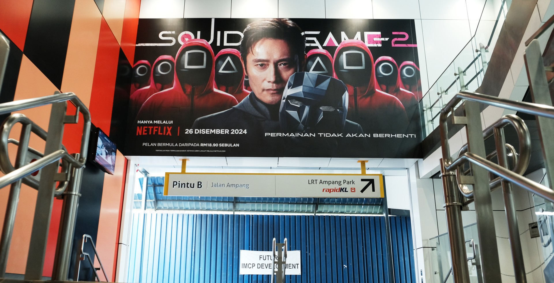 Squid Game Takes Over MRT Ampang Park With Games & Activities ...