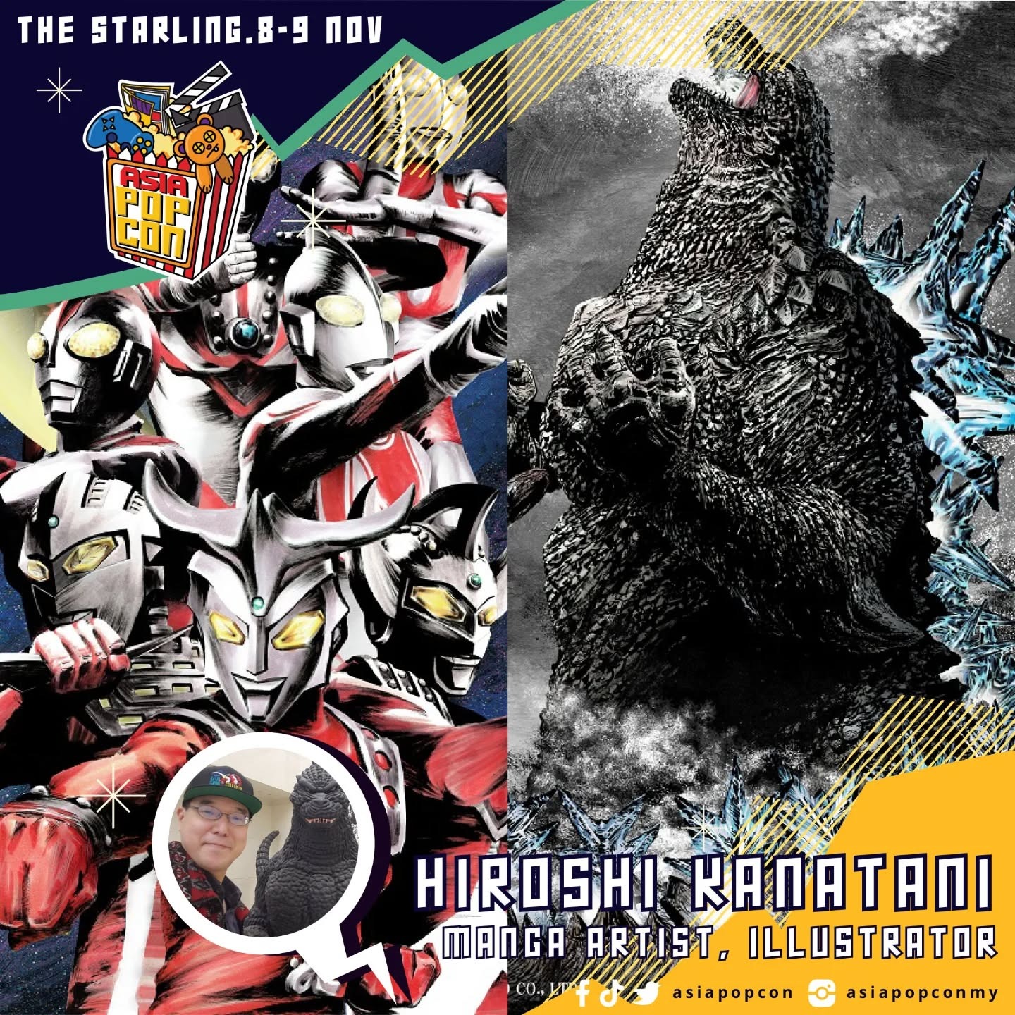 From Tokyo With Roar: Kaiju Artist Hiroshi Kanatani Stomps Into Asia Pop Con 2025 – Kakuchopurei