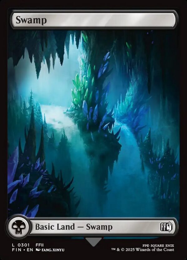 Magic: The Gathering Final Fantasy Basic Land Artwork Explained ...