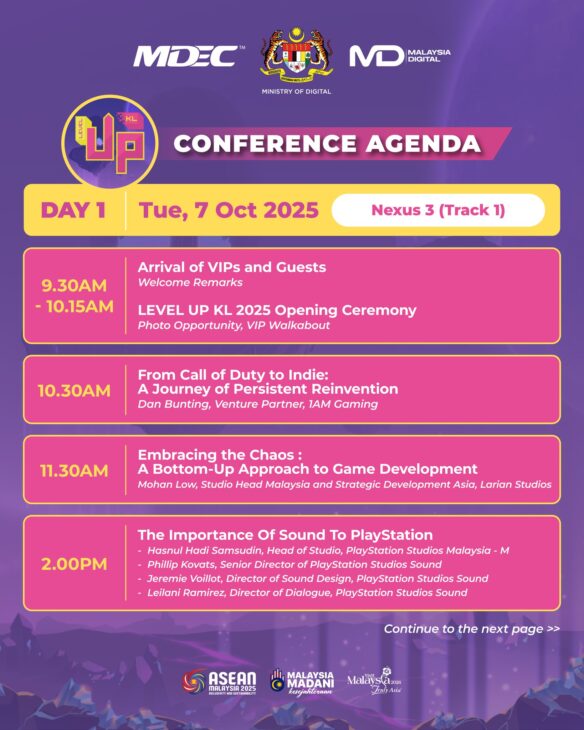 Level Up KL 2025: All Talks & Schedule – Kakuchopurei
