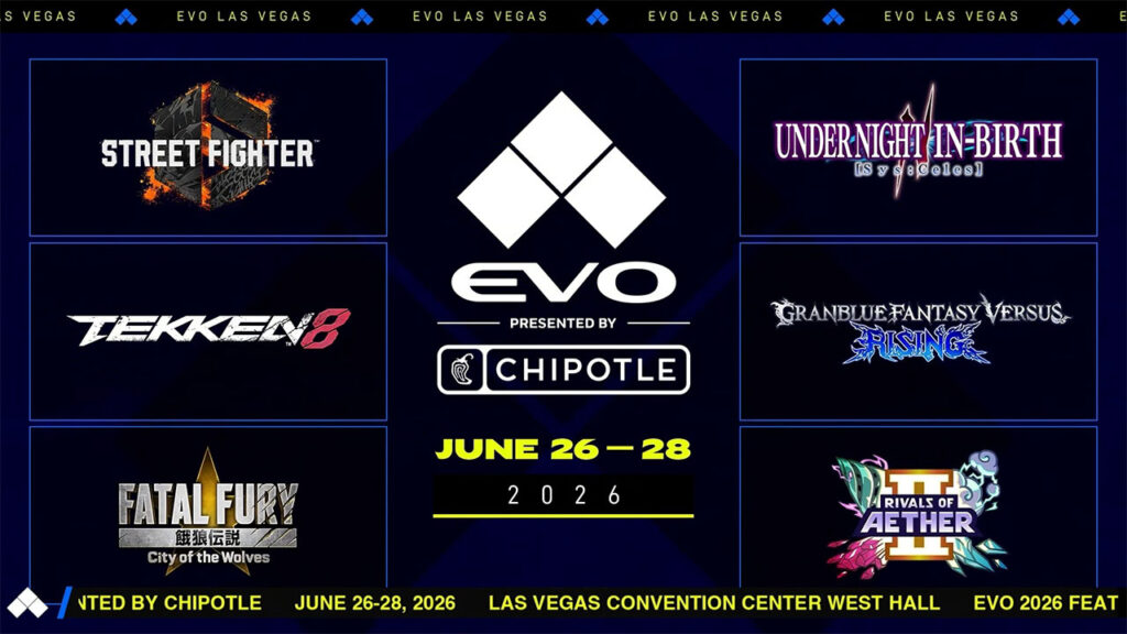 EVO 2026 & EVO Japan 2026 Lineup Announced – Kakuchopurei