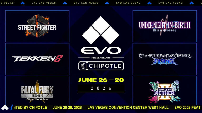 EVO 2026 & EVO Japan 2026 Lineup Announced – Kakuchopurei